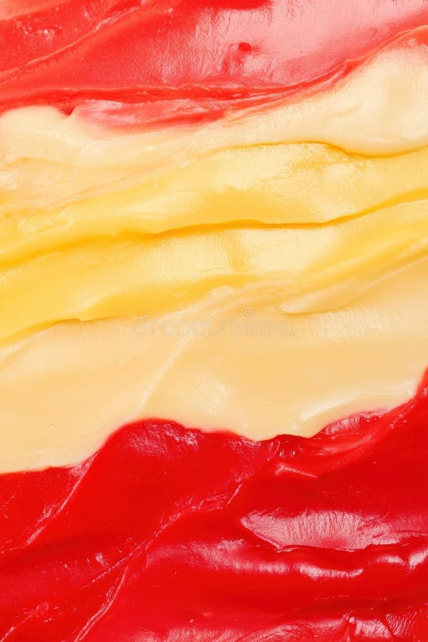 Vibrant Abstract Texture with Red and Yellow Smooth Layers for ...