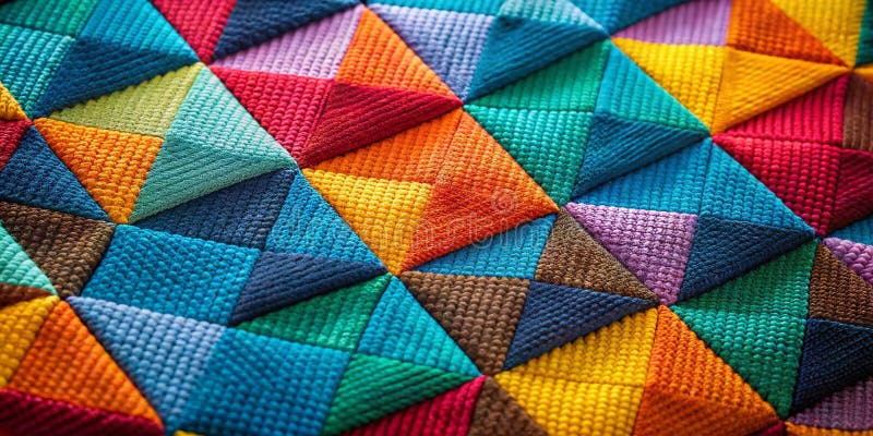 Vibrant Abstract Triangle Textile Weave Pattern a Minimalist Background ...