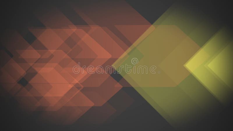 Vibrant Abstract Triangular Design in Orange and Yellow Stock Footage ...