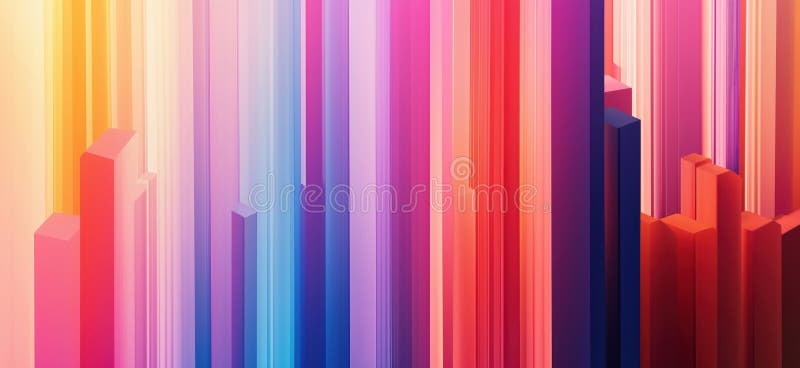 Vibrant Abstract Vertical Stripes in Vivid Colors Creating a Dynamic ...