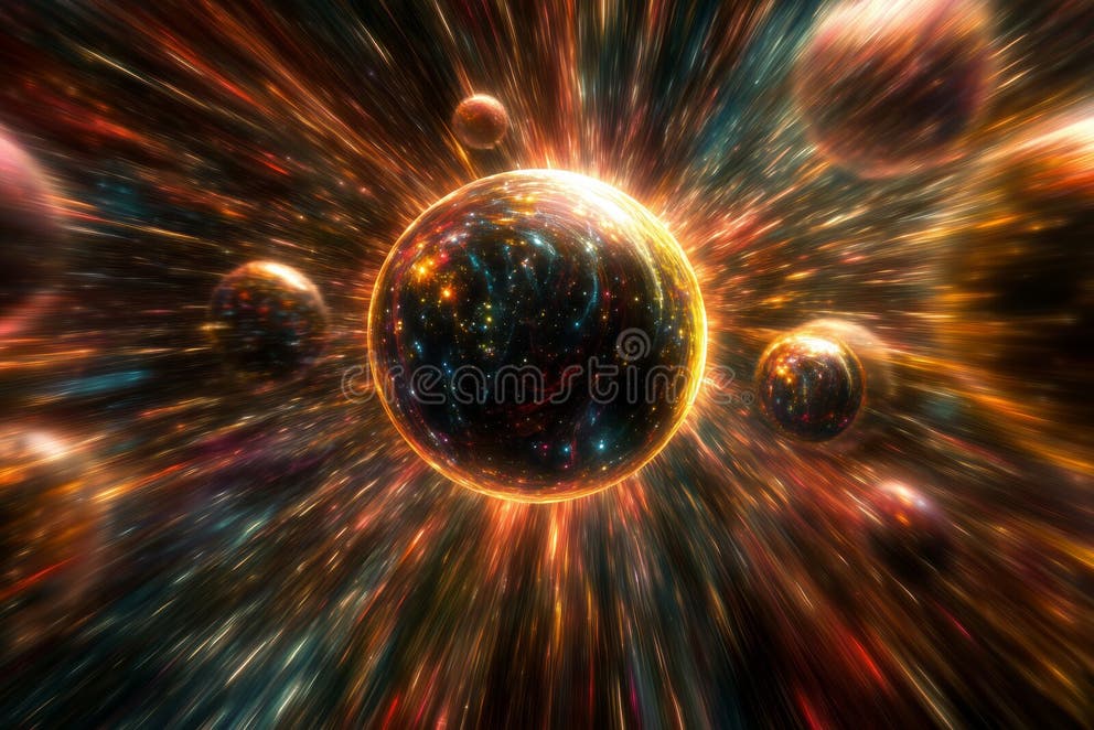 A Vibrant, Abstract Visualization of Gravity As Mediated by Gravitons ...