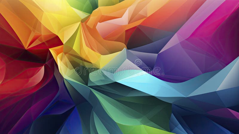 Vibrant Abstract Wallpaper Design for Modern Interiors. Stock ...