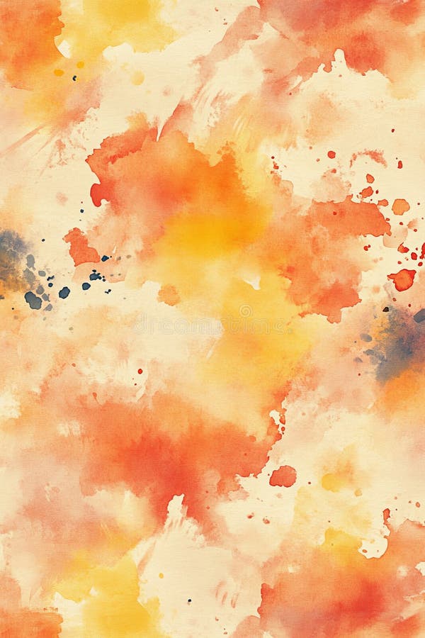 Vibrant Abstract Watercolor Splash in Warm Tones for Backgrounds Stock ...