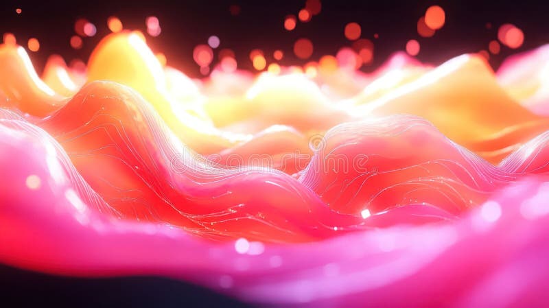 A Vibrant, Abstract Wave of Colors Resembling Fluid Motion and Organic ...