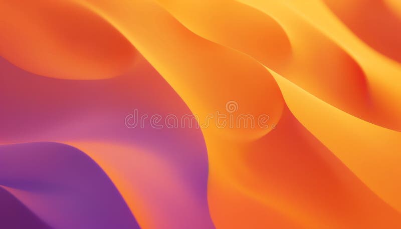 Vibrant Abstract Wave Pattern with Gradient Orange and Purple Colors ...