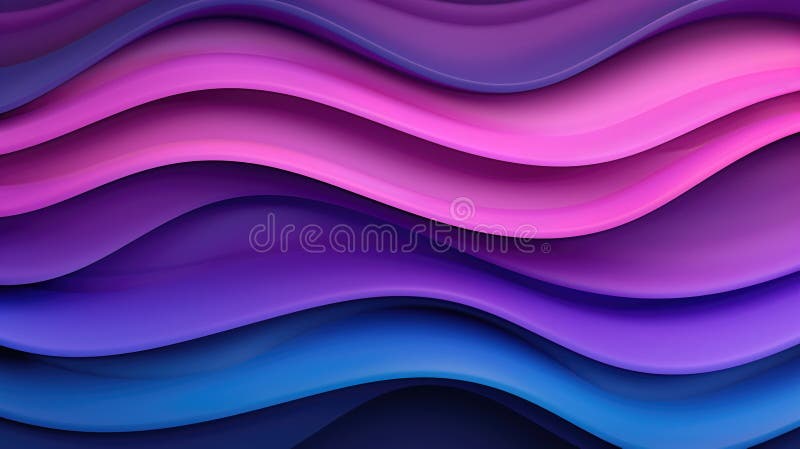 Vibrant Abstract Waves in Gradient Colors for Creative Background ...