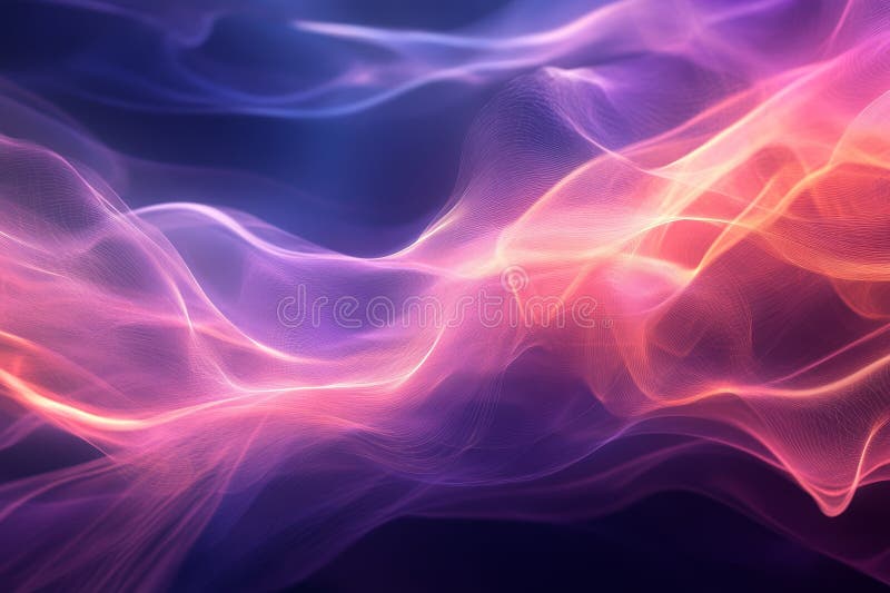 Vibrant Abstract Waves in Motion: a Dynamic Blend of Colors and Light ...