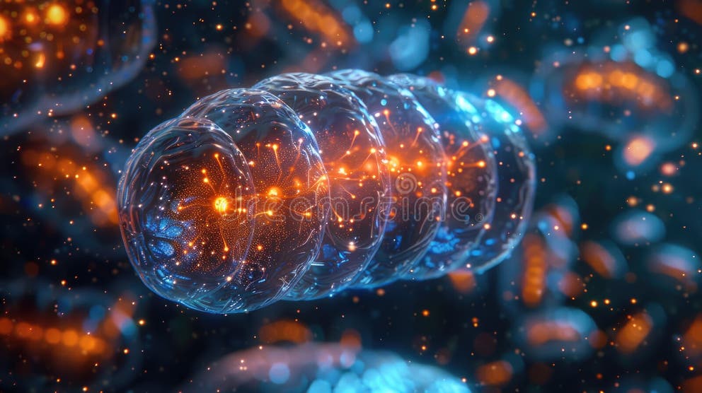 Vibrant and Active Cellular Mitochondria Producing Energy: a ...