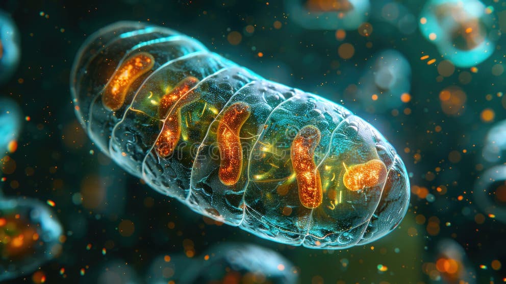 Vibrant and Active Cellular Mitochondria Producing Energy: a ...