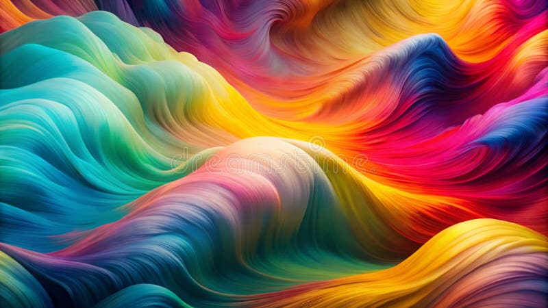 Vibrant Aerial Abstract Colorful Air Waves for Dynamic Backgrounds ...