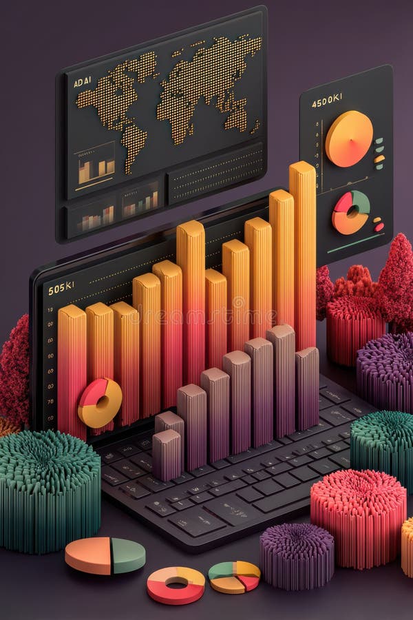 2,533 Colorful Ai Generated Data Visualization Charts Stock Photos - Free & Royalty-Free Stock ...