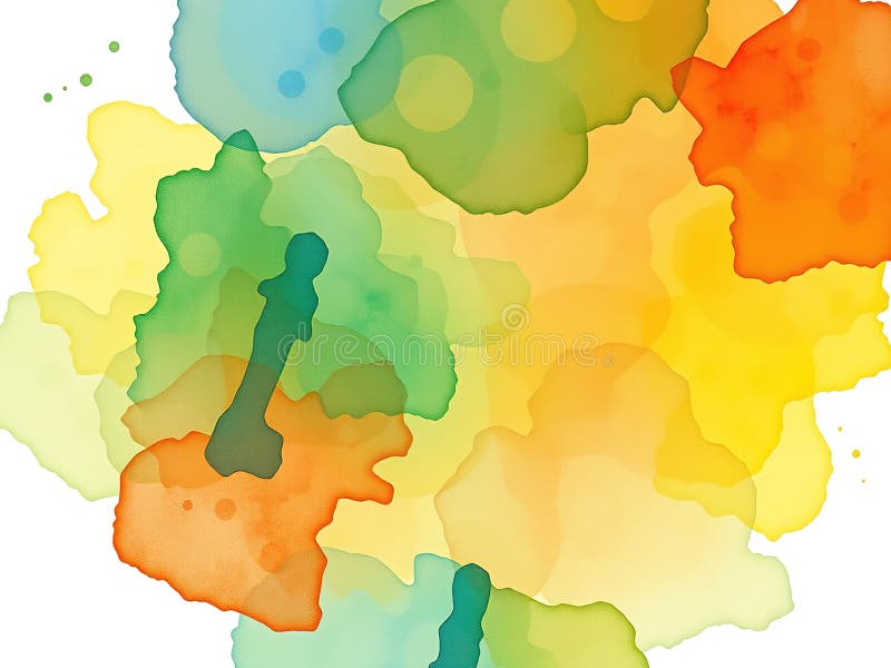 Vibrant AIGenerated Watercolor Portrait a Study in Human Emotion and ...