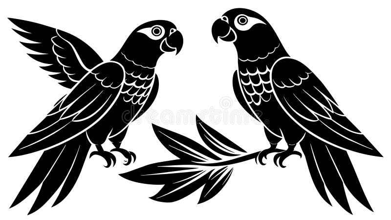 Vibrant Amazon Parrot Vector Stunning Illustration for Your Projects ...