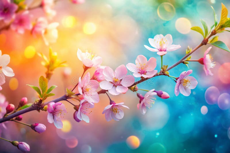 Vibrant April Macro Background Abstract Spring Textures Perfect for ...