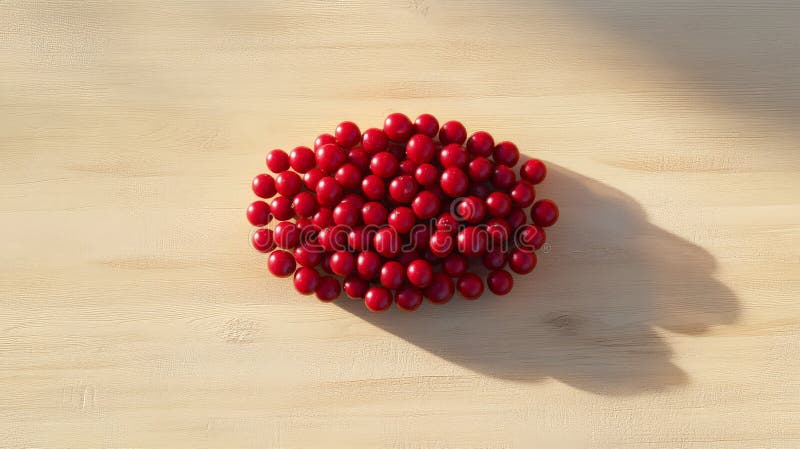 Oval Berry Cluster on Wood stock illustration. Illustration of oval ...