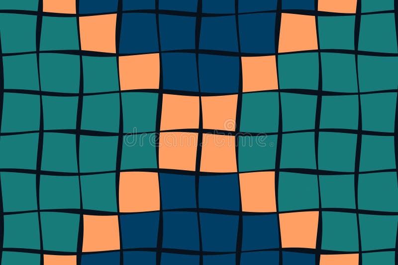 Colorful Abstract Pattern with Squares and Curves Creating a Dynamic ...