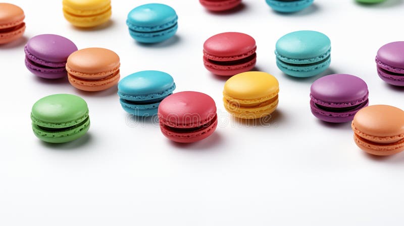 Colorful Assorted Macarons stock illustration. Illustration of elegant ...