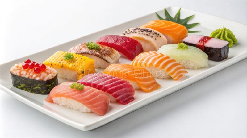 A Vibrant Array of Colorful Labproduced Marine Delicacies Displayed on ...