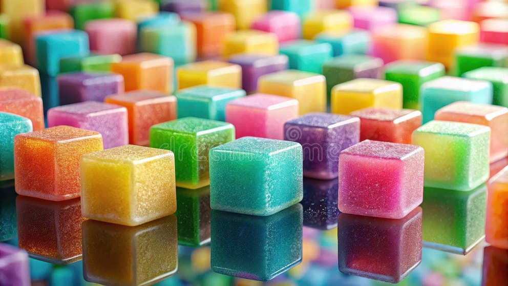 Glossy Sugary Cubes Stock Illustrations – 182 Glossy Sugary Cubes Stock ...