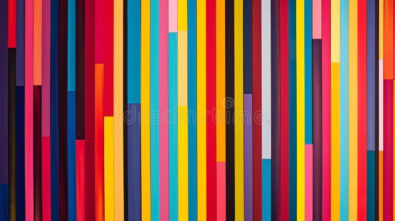 A Vibrant Array of Colorful Vertical Stripes, Creating a Lively and ...
