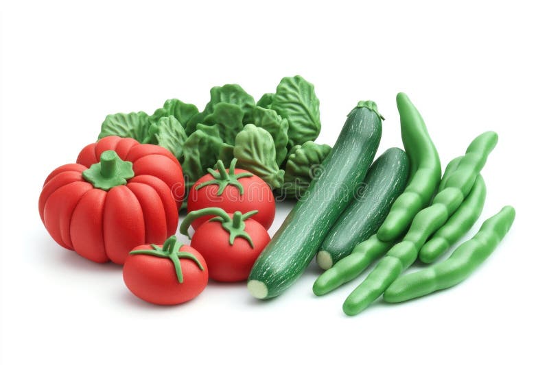 Vibrant Array of Green and Red Vegetables for Healthy Eating and ...