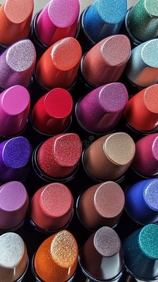 Stylish Lipstick Palette Multiple Shades Stock Photos - Free & Royalty ...