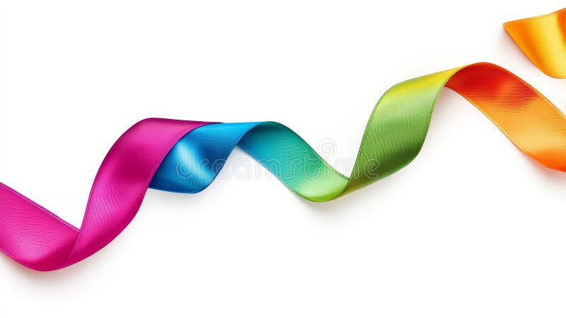 Art Gymnastics with Ribbon, Vector Illustration Stock Vector ...