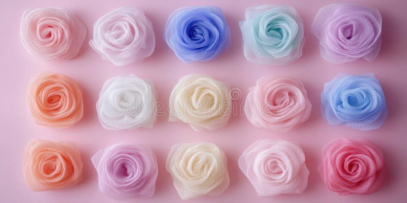 A Vibrant Array of Roses Blooms in an Enchanting Display, Their Colors ...