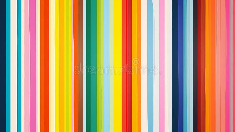 A Vibrant Array of Vertical Stripes in Various Colors, Creating a Bold ...