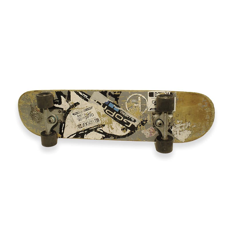 A Vibrant Artistic Skateboard Deck Showcasing Unique Graphics and ...