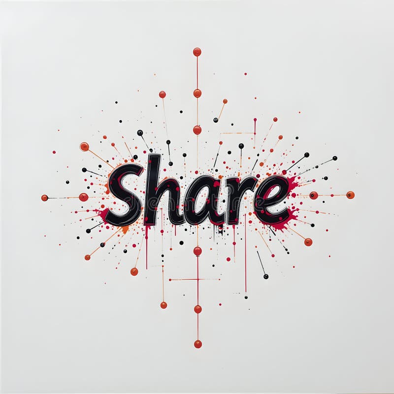 AI Generated Share Art stock illustration. Illustration of ...