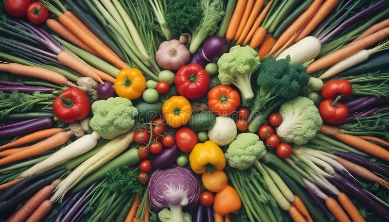 Vibrant Vegetable Array stock photo. Image of fennel - 369185664