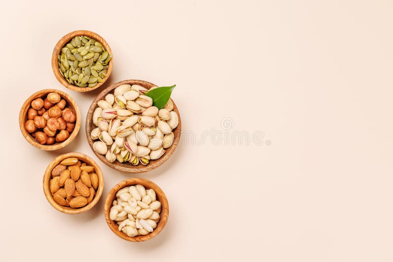 A Vibrant Assortment of Various Nuts, Including Almonds, Walnuts ...