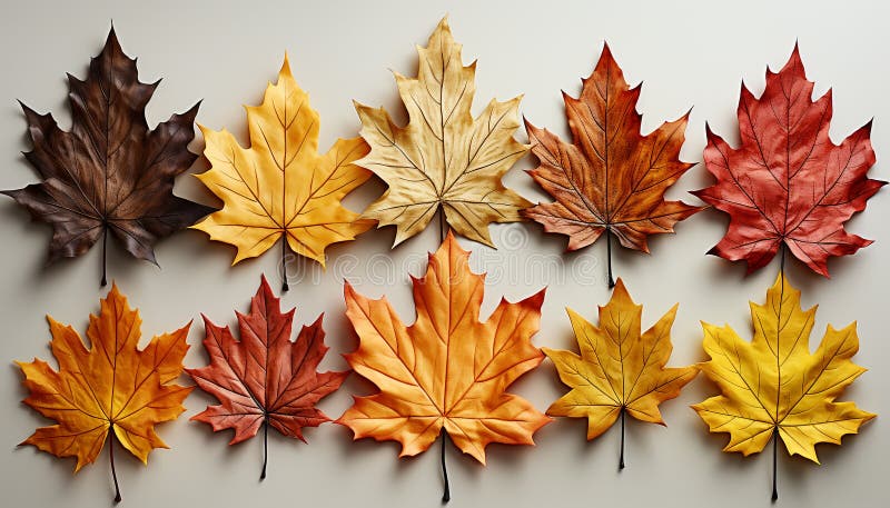 Vibrant Autumn Colors Decorate Nature Backdrop in September and October ...