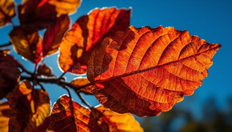 Vibrant Autumn Foliage Showcases Nature Beauty in Multi Colored Forest ...