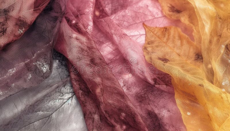 Vibrant Autumn Leaves Create a Beautiful, Messy Backdrop for Fashion ...