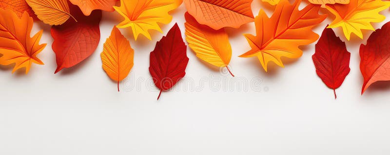 Vibrant Autumn Leaves Create Natural Seasonal Backdrop Stock Photo ...