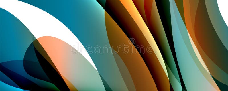 Vibrant Azure Wave in Close Up, Against a White Backdrop Stock Vector ...