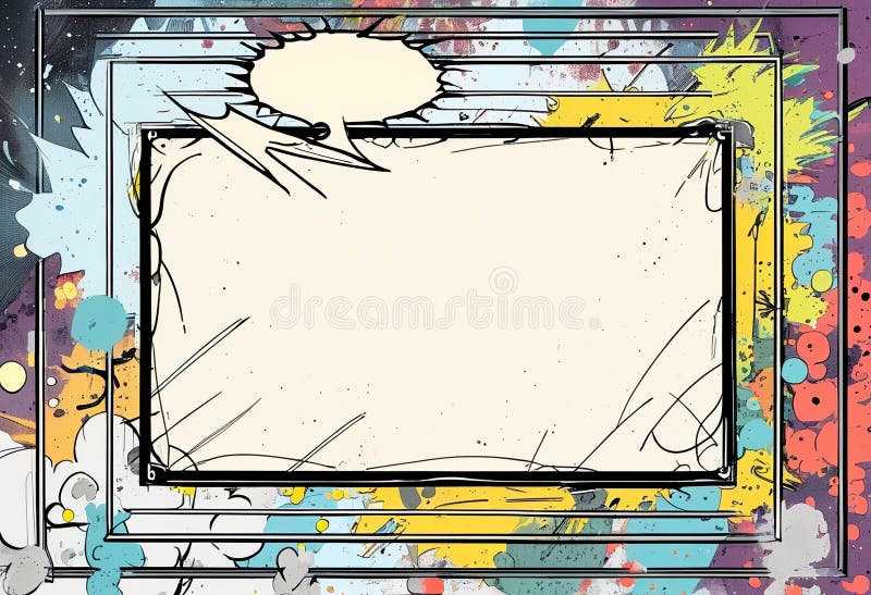 Colorful Comic Style Background Perfect for Creative Storytelling and ...