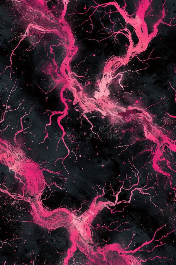 Black and Pink Swirls Background Stock Illustration - Illustration of ...