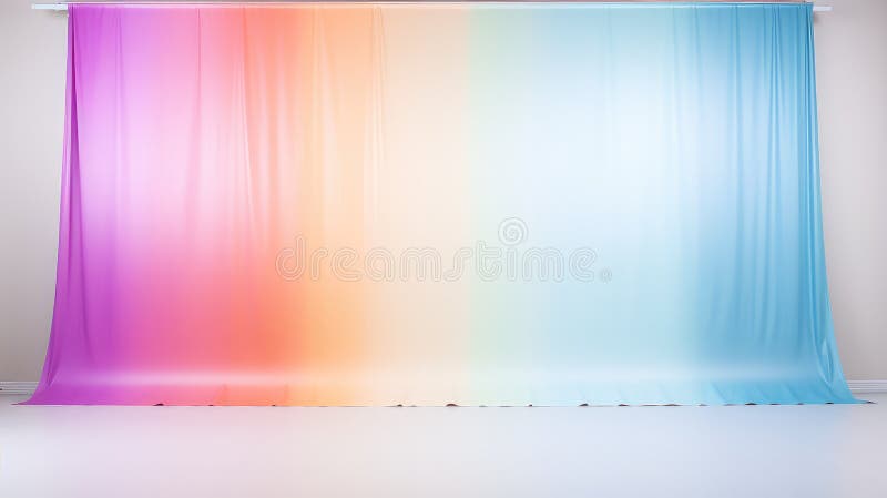 Vibrant Backdrop Rainbow Background Stock Illustration - Illustration ...