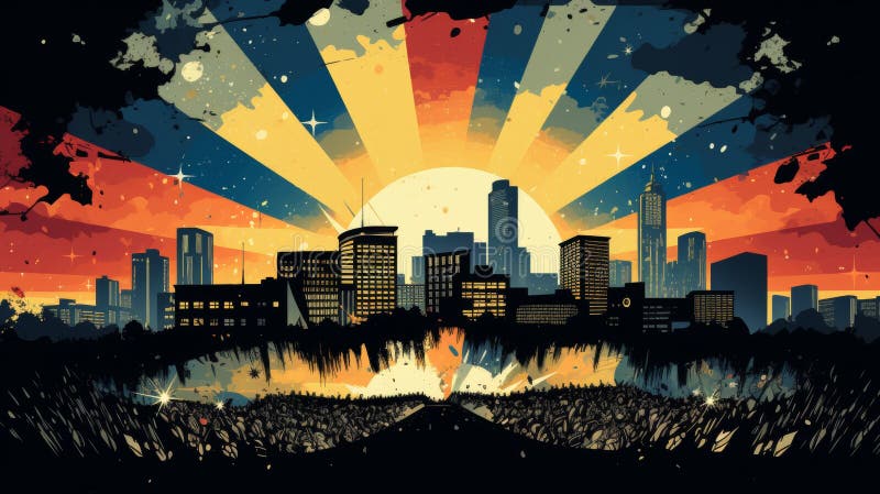 Vibrant Background with Adjusted Light Rays Creating a Dynamic Visual ...