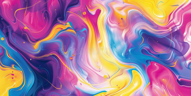 A Vibrant Background with a Liquid Color Flow, a Noise Texture Effect ...