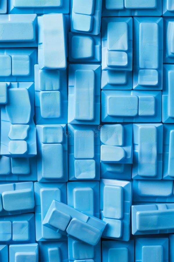 A Vibrant Background Showcasing a Wall Made of Plastic Toy Blocks ...