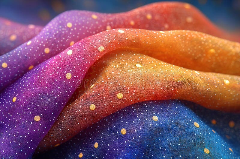 Vibrant Bandhani Fabric - Traditional Indian Tie-Dye Technique with ...