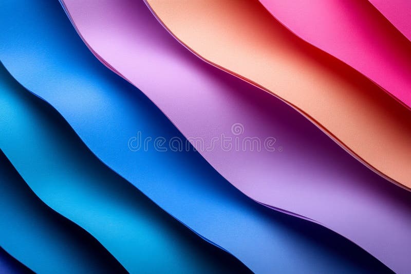 A Vibrant Banner Featuring a Gradient Background with Gentle Rainbow ...