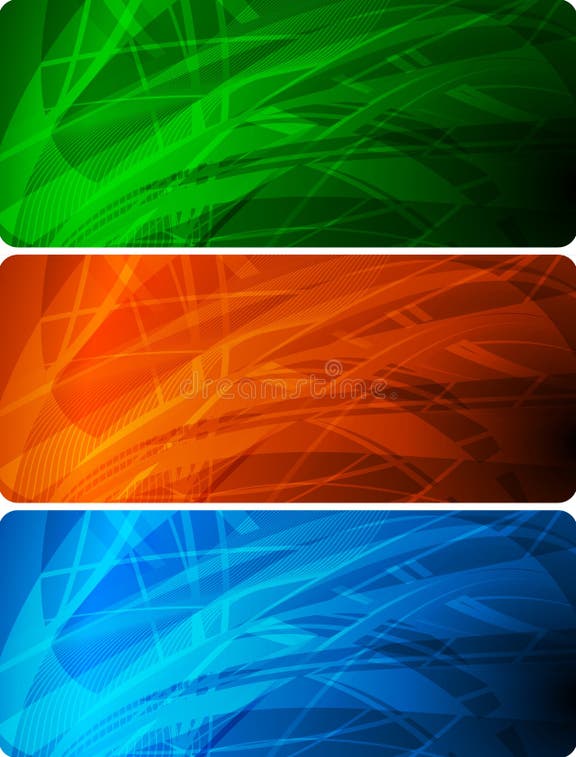 Vibrant banners stock vector. Illustration of colourful - 16425062