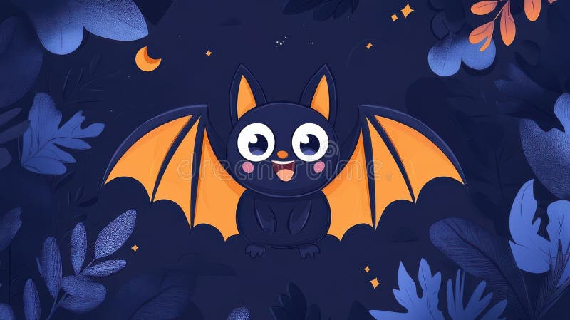 A Vibrant Bat Animation Featuring Modern Flat Illustrations and Playful ...
