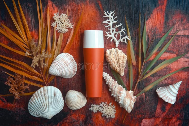 Beach Themed Cosmetic Product Set Stock Photos - Free & Royalty-Free ...