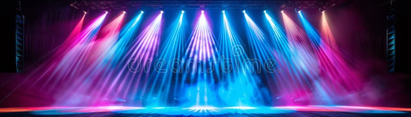 Vibrant Beams and Patterns of Light on Stage, Perfect for Creative ...